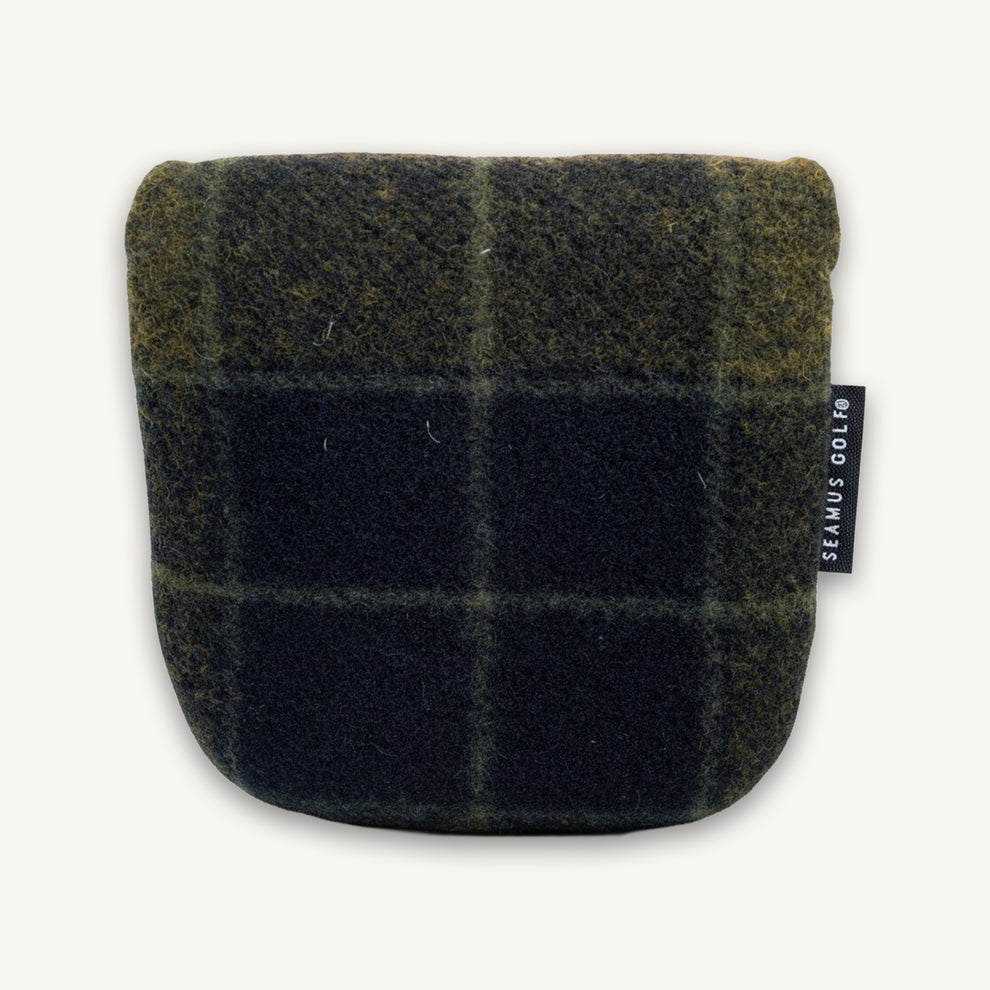 Mackinaw Wool Heel Shafted Mallet Putter Cover | Golf Head Covers ...