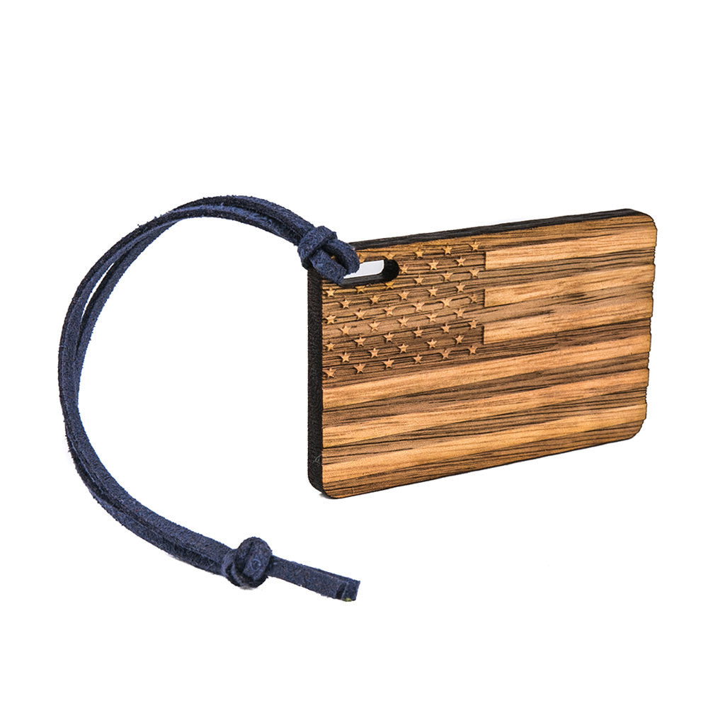 American Flag Bag Tag | Eucalyptus Bag Tag | Seamus Golf – SEAMUS GOLF