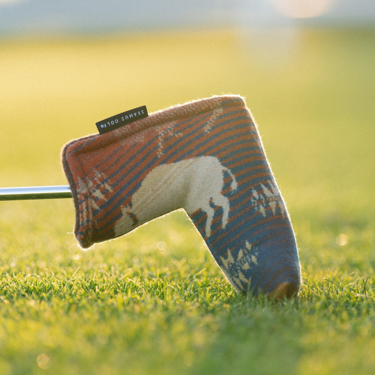 Land of the Buffalo Magnet Blade Putter Cover | SEAMUS GOLF